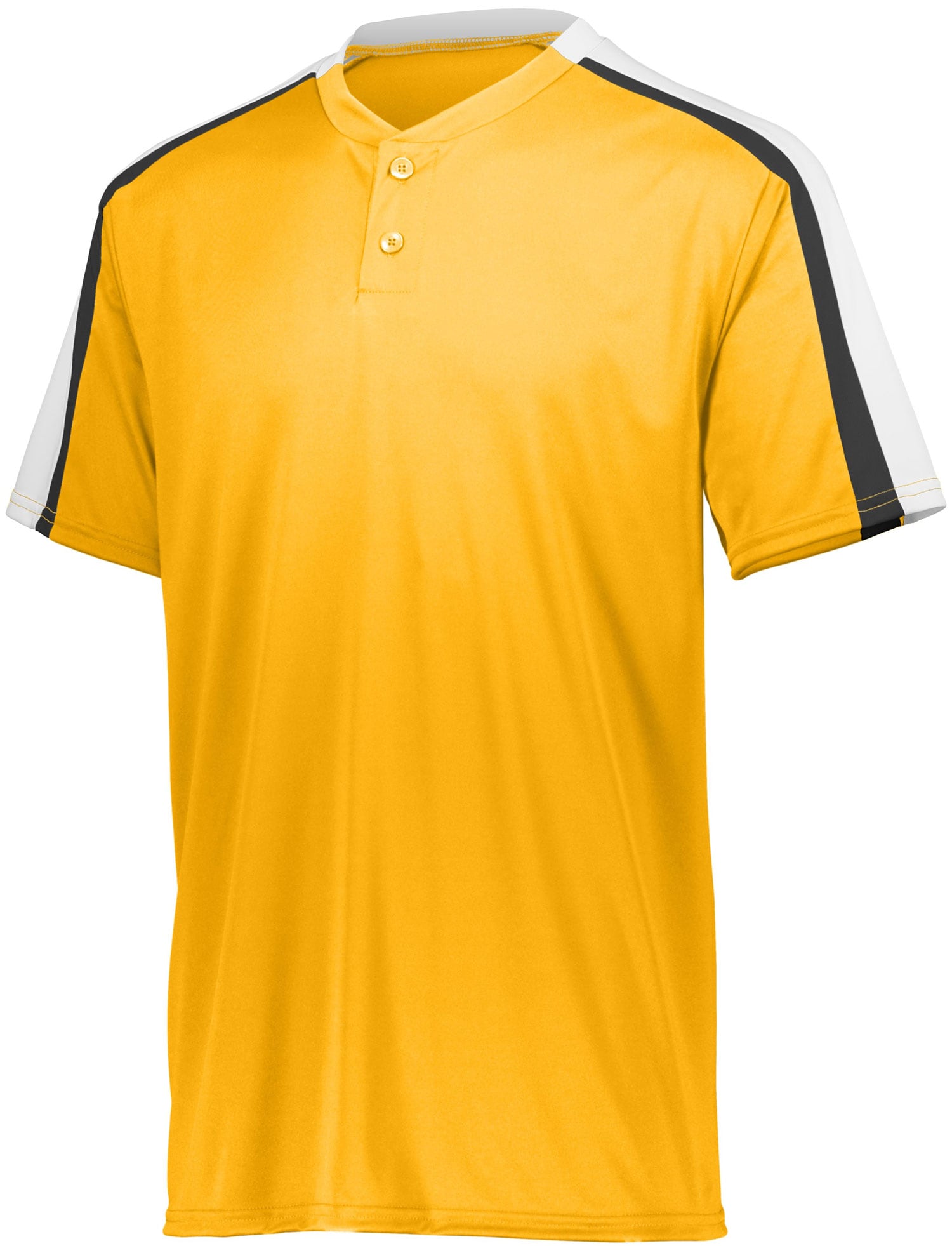 Augusta Power Plus 2-Button Jersey (Youth) - Gold-White-Black - Small ...