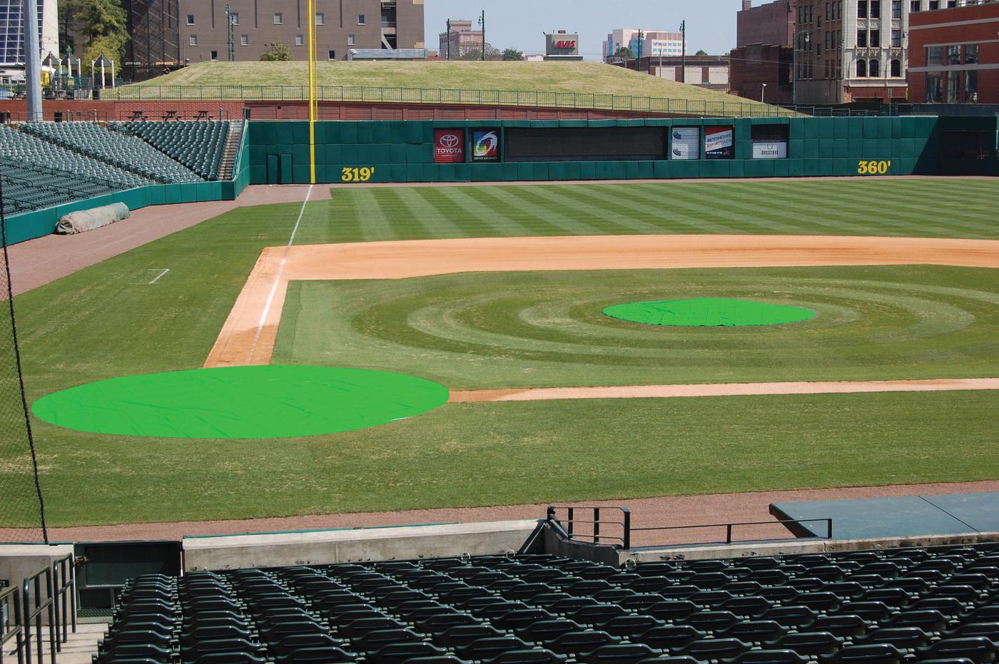 Trigon Sports Light Field Cover 30' Circular Home Plate | A.D. STARR