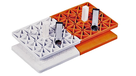 Martin In-Ground Double First Base with Rubber Post | A.D. STARR