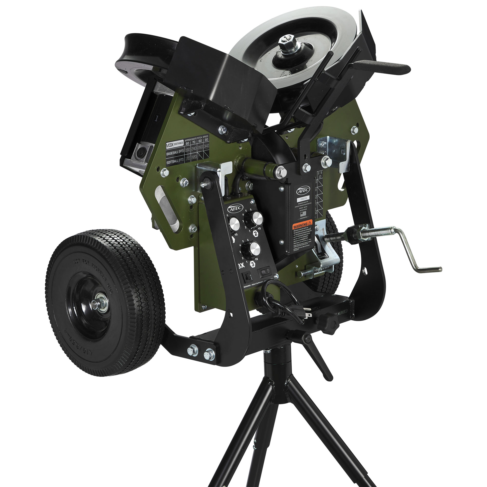ATEC M3X 2.0 Baseball Pitching Machine | A.D. STARR