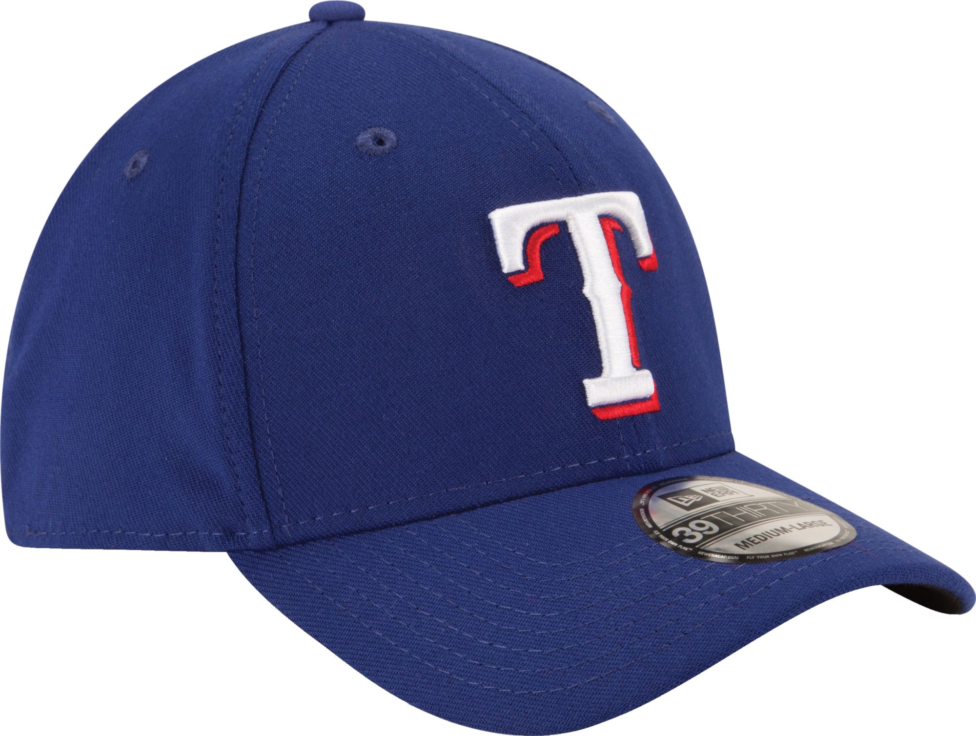 New Era Men's Texas Rangers 39Thirty Royal Classic Stretch Fit Hat ...