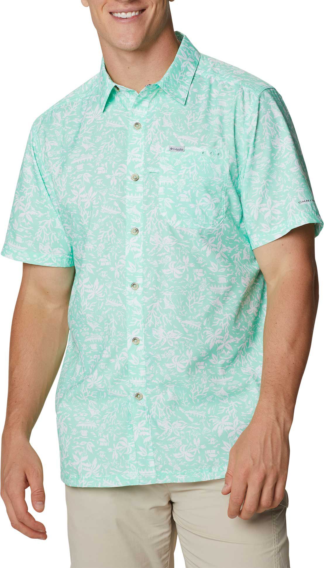 Columbia Men's PFG Super Slack Tide Short Sleeve Shirt | Dick's ...