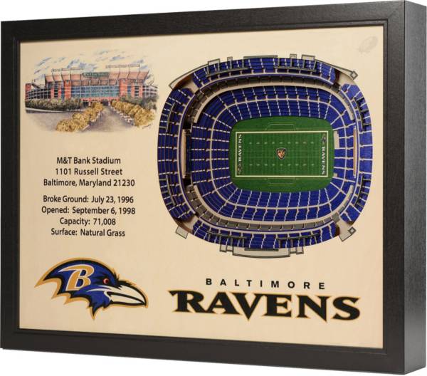 You The Fan Baltimore Ravens 25 Layer Stadiumviews 3d Wall Art Dicks