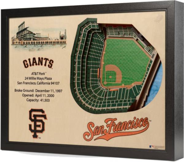 You The Fan San Francisco Giants 25 Layer Stadiumviews 3d Wall Art