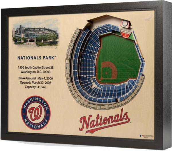 You The Fan Washington Nationals 25 Layer Stadiumviews 3d Wall Art