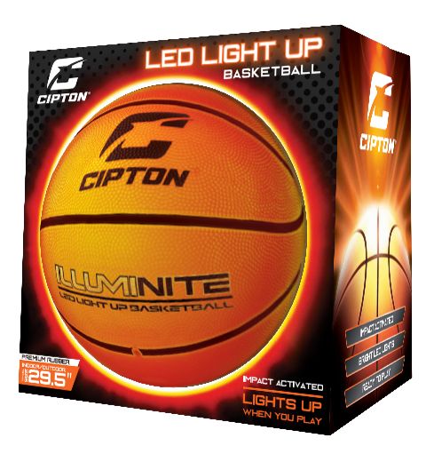 Cipton Light-Up LED Indoor/Outdoor Rubber Basketball | Dick's Sporting ...