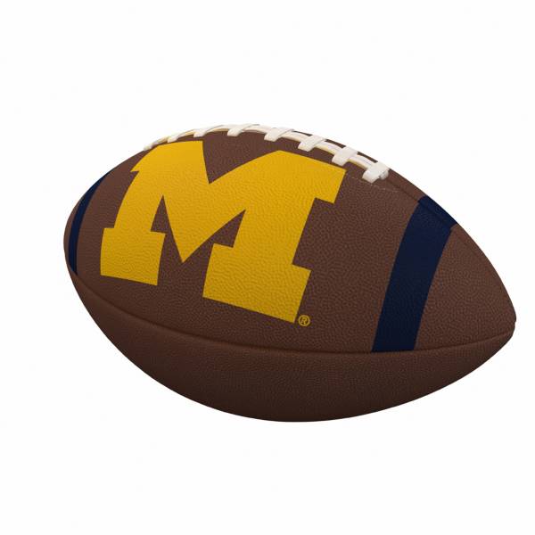 Logo Brands Michigan Wolverines Team Stripe Composite Football | Dick's ...