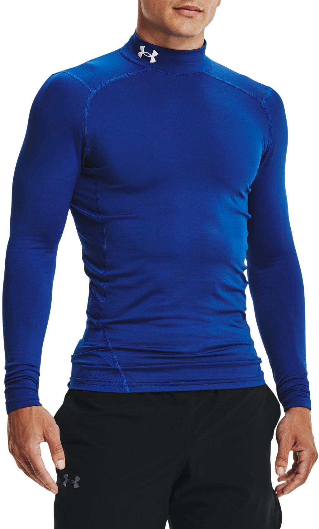 Under Armour Men's ColdGear Mock Neck Compression Shirt | Dick's ...