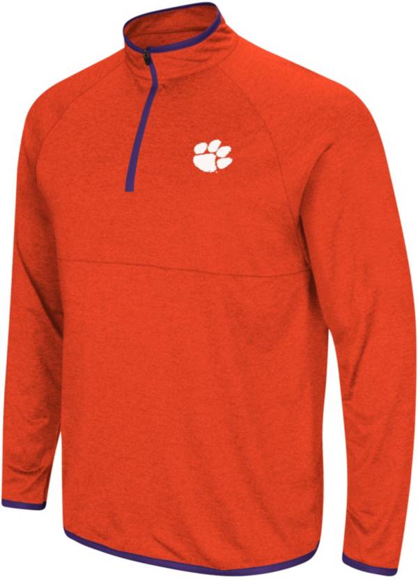 Colosseum Men's Clemson Tigers Orange Rival 1/4 Zip Jacket | Dick's ...