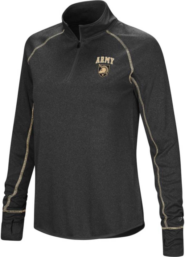 Colosseum Women's Army West Point Black Knights Black Stingray 1/4 Zip ...