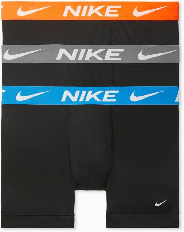Nike Mens Dri Fit Essential Micro Boxer Briefs 3 Pack Dicks