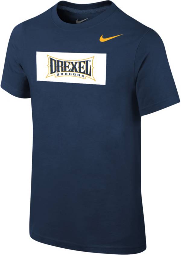 Nike Youth Drexel Dragons Blue Core Cotton Wordmark T-Shirt | Dick's ...