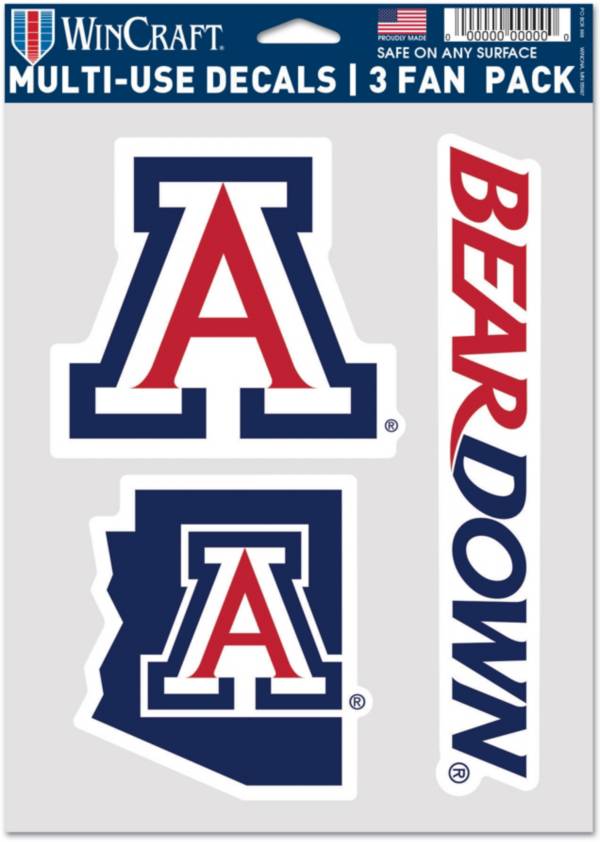 WinCraft Arizona Wildcats 3 Pack Fan Decal | Dick's Sporting Goods