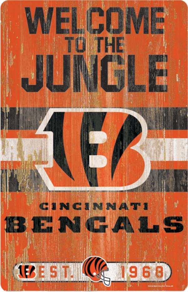 WinCraft Cincinnati Bengals 11'' x 17'' Slogan Sign | Dick's Sporting Goods