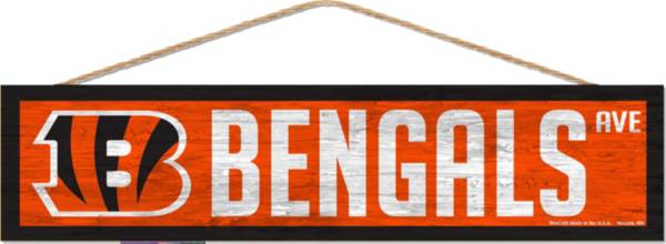 WinCraft Cincinnati Bengals 4'' x 17'' Rope Sign | Dick's Sporting Goods