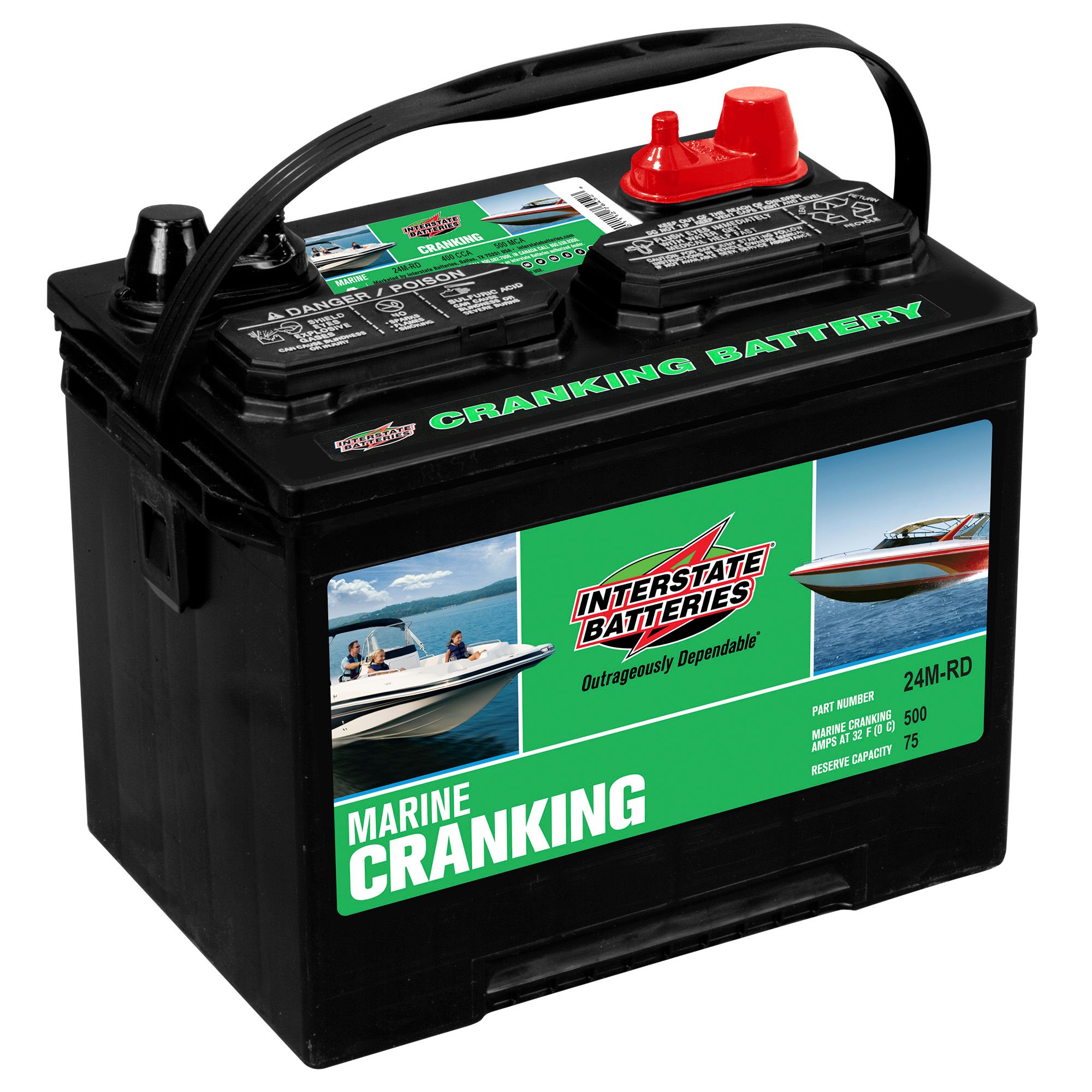 Interstate Batteries 24M-RD Marine Cranking Battery | Publiclands