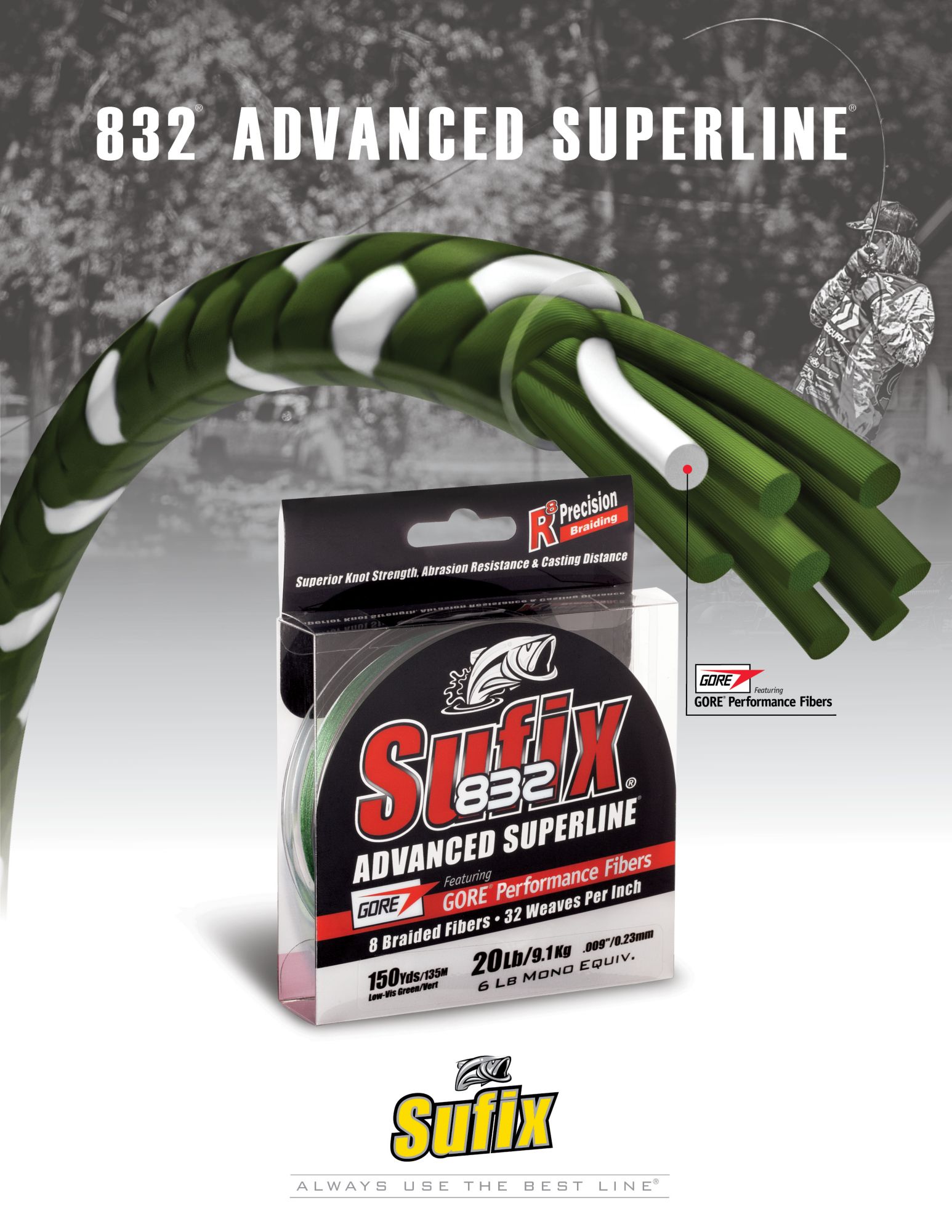Sufix 832 Advanced Superline Braided Line | Dick's Sporting Goods