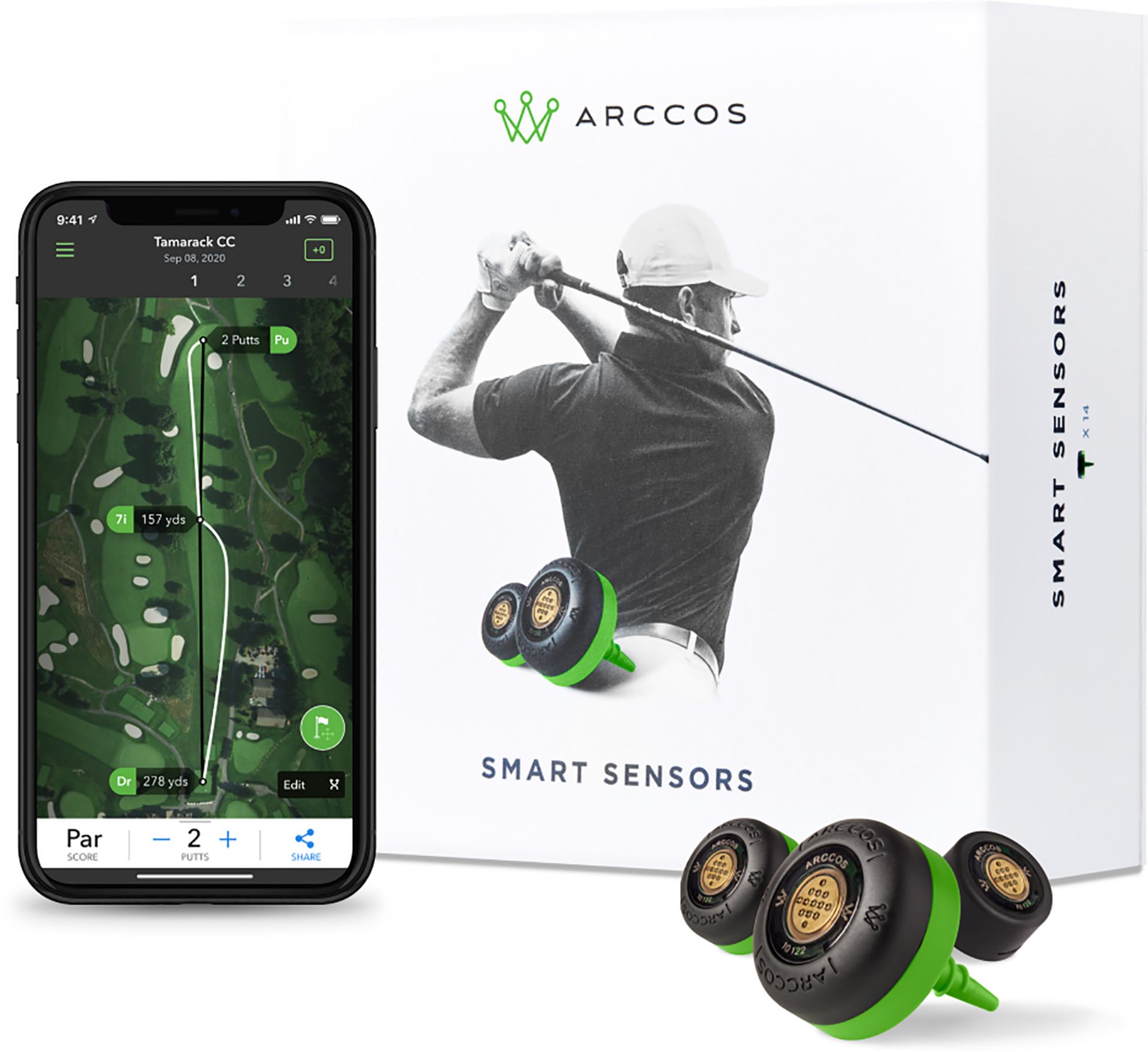 Arccos Caddie Gen 3+ Smart Sensors | Dick's Sporting Goods