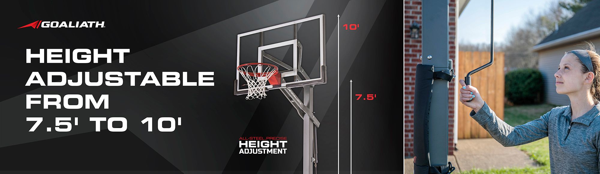 Goaliath 54'' Prodigy In-Ground Basketball Hoop | Dick's Sporting Goods