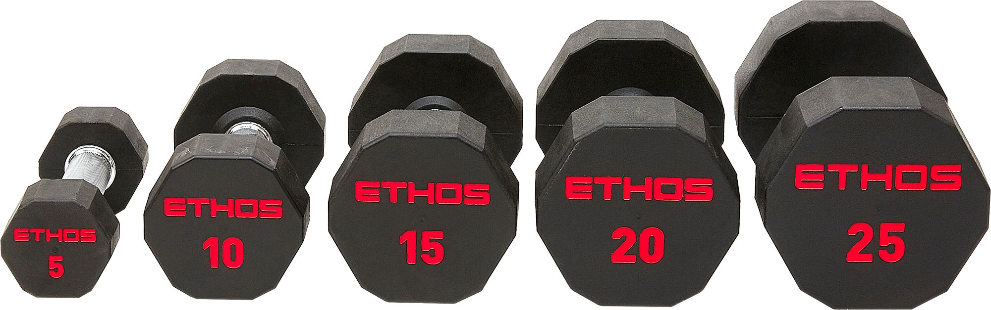 ETHOS Rubber Hex Dumbbell | Free Curbside Pickup at DICK'S