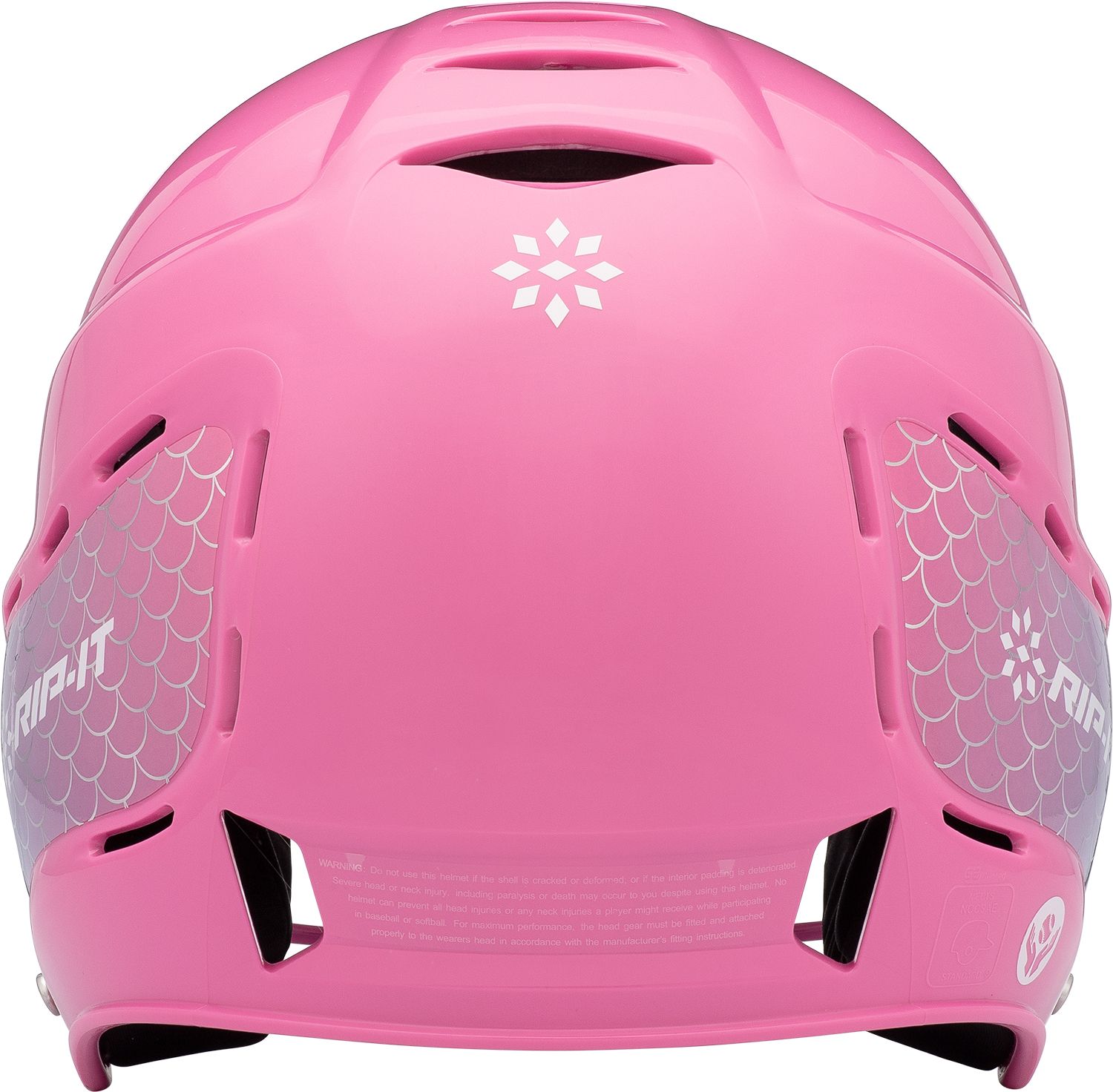 RIP-IT Girls' Emma Collection 'Play Ball' Softball Batting Helmet ...